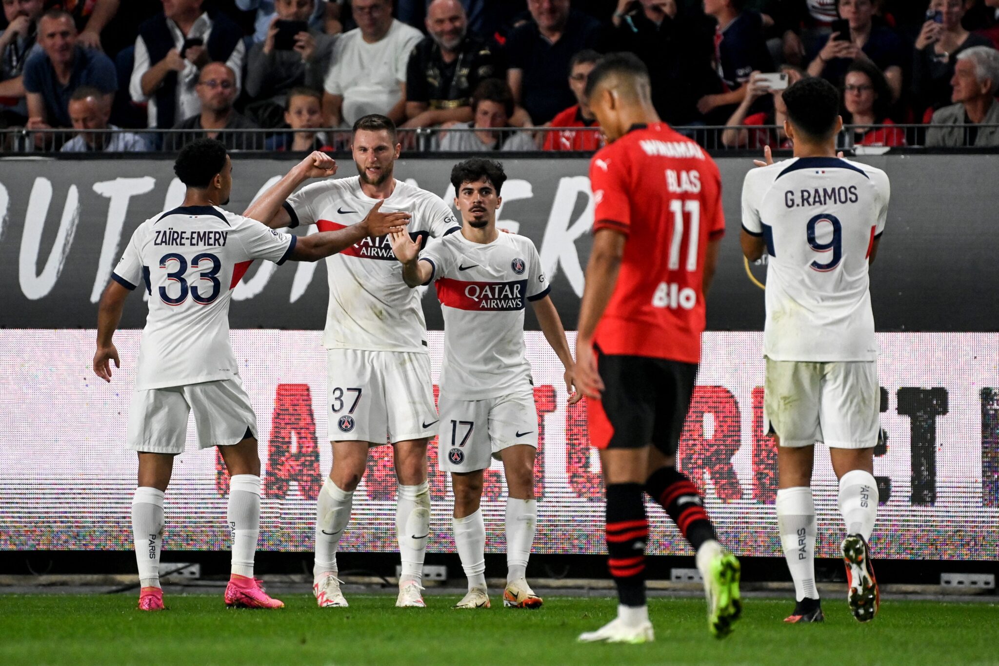 Rennes vs. PSG (1-3): París 'revive' en el Roazhon Park