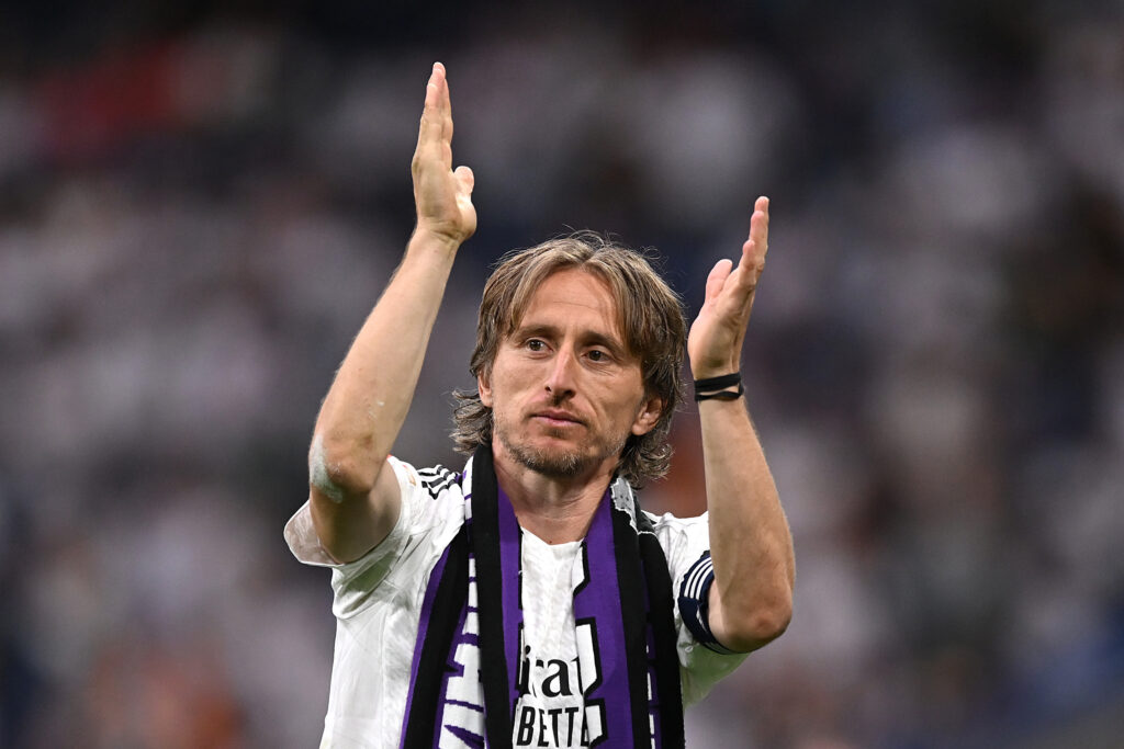 Luka Modric recuerda al PSG en su despedida con Real Madrid